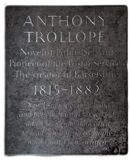 484 trollope memorial stone - Trollope Society